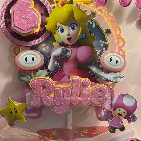 Peach Theme Cake Topper - Etsy