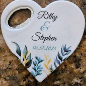 Bottle Opener Wedding Favor Personalized Wedding Bottle Openers Custom ...