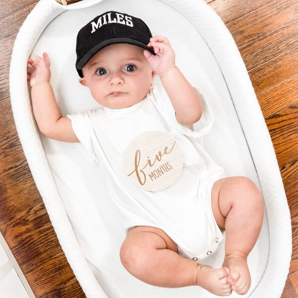Baby Baseball Cap, Personalized Baseball Cap -baseball Cap -infant ...