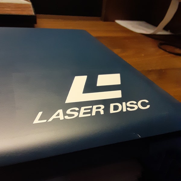 Laser Disc Logo Decal - Etsy