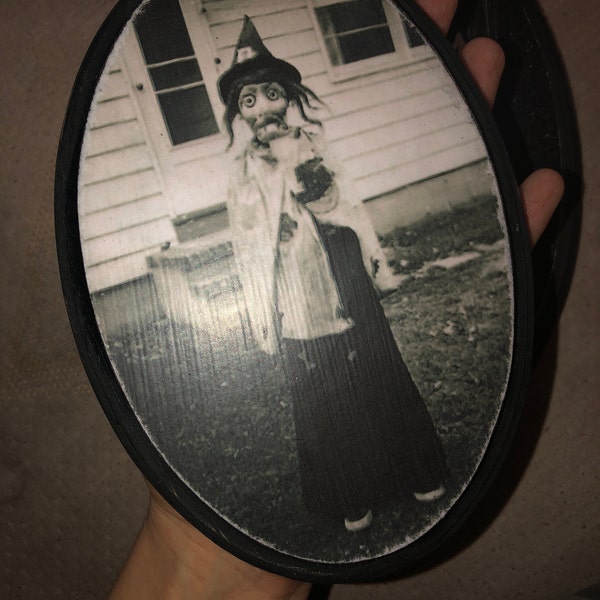 Vintage Witch Plaque, Halloween, Vintage Halloween, Halloween Decor ...