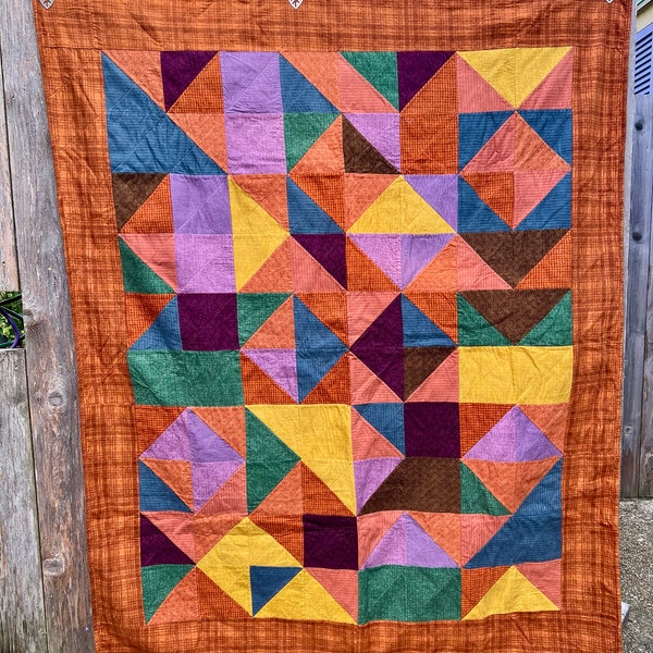 BIG STARRY SKY Quilt Pattern 88 X 88 Norma Rose Fabric Beyond the Reef ...