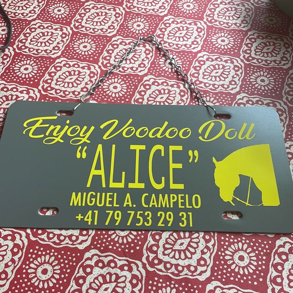Personalized Horse Stall Emergency Contact Sign | Custom Horse Show ...