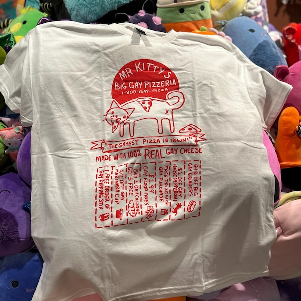Mr. Kittys BIG GAY PIZZERIA - Shirt - Etsy