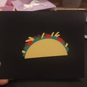 Taco Cutouts, Die Cut Tacos Set of 6 - Etsy