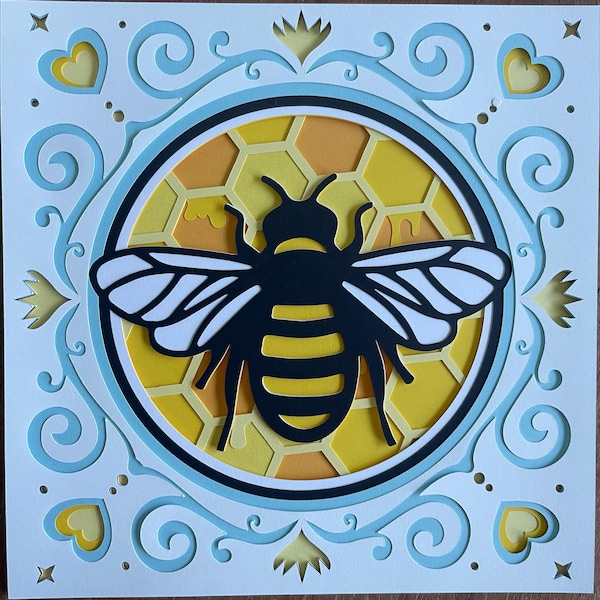 Jazz New York Shadow Box SVG Template, Saxaphone Papercut Lightbox ...