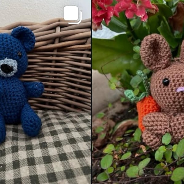 100 Amigurumi Cartoon Character PDF Patterns Bundle, Beginner Friendly ...