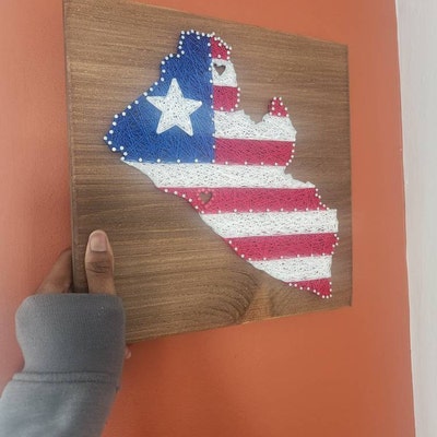 Made to Order Hibiscus Flower String Art Hawaii Floral - Etsy