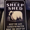 Vintage Sheep Shed Sign, Sheep Owner Gift, Sheep Barn Sign, Custom ...