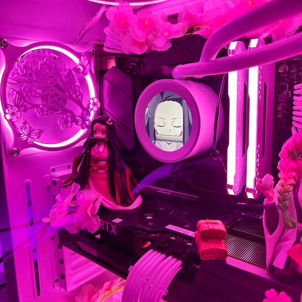 Butterfly Sakura Tree - PC Fan Shroud/ Grill /cover - 120mm, 140 Mm - Etsy