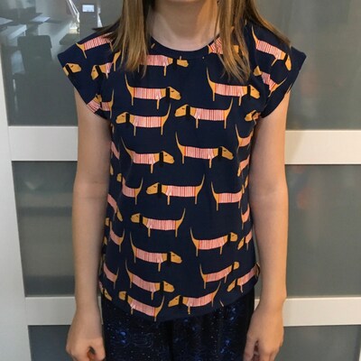 Tshirt Pattern Pdf, Kids Top Pattern, Tshirt Sewing Pattern Pdf, Girls ...