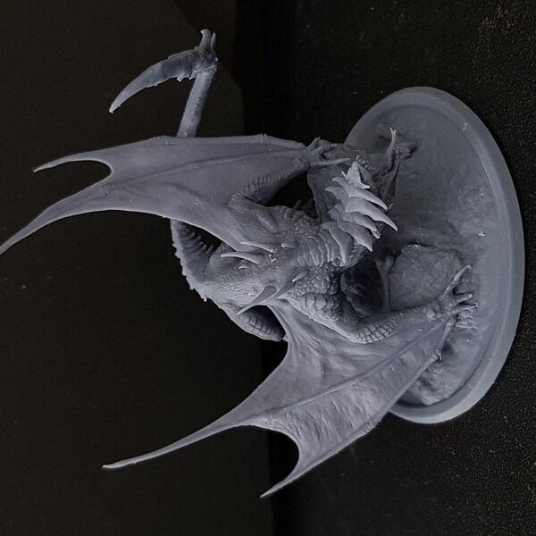 Vouivre Soldier Roar, 3d Printed RPG Miniature Model, Dugeons and ...