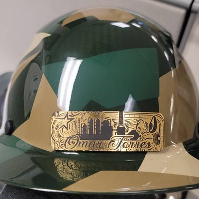 Hard Hat Name Tag Custom Personalized Hard Hat Name Plate - Etsy