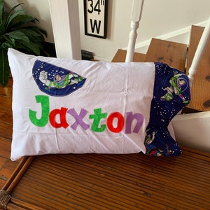 Personalized Pillowcases-Peace signs and Funky Letters | Etsy