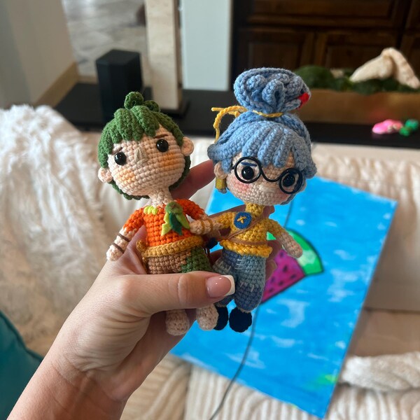 It Takes Two May and Cody Crochet Dolls - Etsy