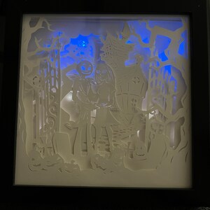 Paper Cut Lamp Nativity of Jesus Paper Cutting Template - Etsy Canada