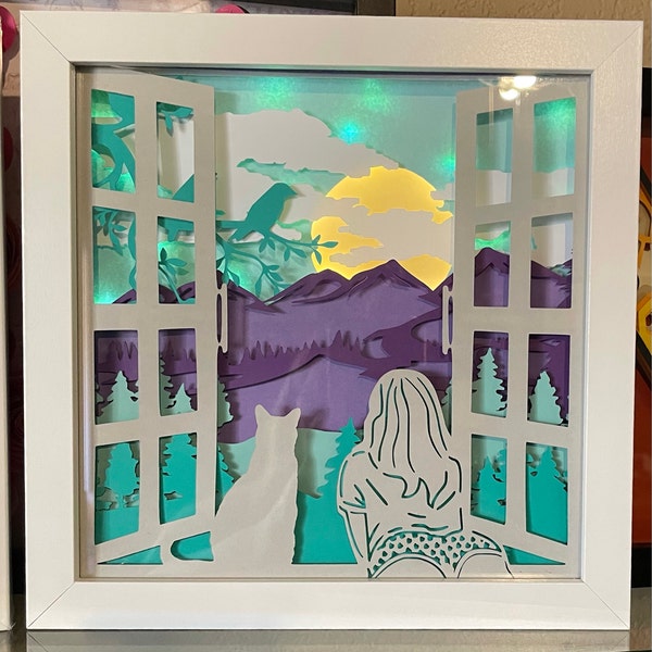 Shadow Box Svg - Etsy