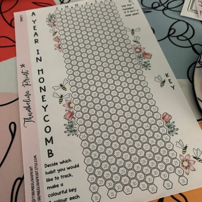 30 Day Mood Mandala Tracker Planner Sticker Bullet Journal - Etsy