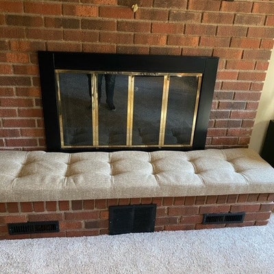Custom Size Cushion Fireplace Cushion Hearth Cover Cushion - Etsy