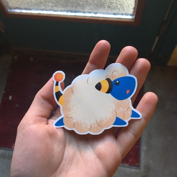 Mareep Vinyl Sticker - Etsy