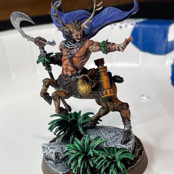 Male Centaur Druid - Unpainted Miniature - Etsy