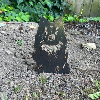 Labrador Retriever Corten Steel Dog Silhouette Rust Art Garden Décor ...