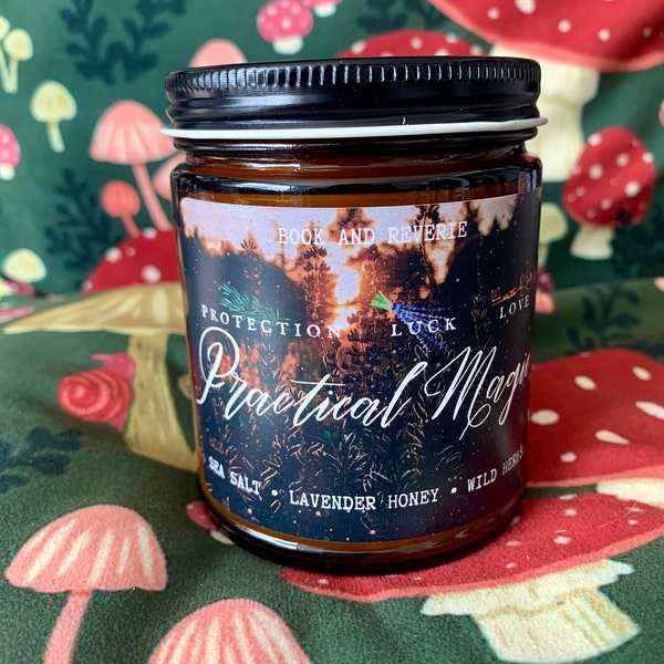 Practical Magic Candle | Sea Salt, Honey, Lavender Scent | Sally Owens ...