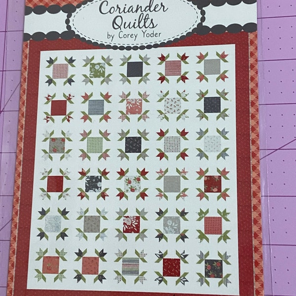JUNIPER BERRIES Quilt Pattern 150 by Chelsi Stratton Designs, Uses 1 ...