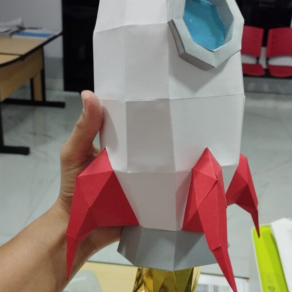 Shark Paper Craft 3d Model, Ocean Diy Animal Craft Low Poly, Sea ...