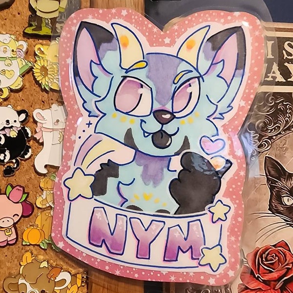 Vinyl Sticker Furry RAVEFUR Raver for Furries, Sparklefurs, Therians ...