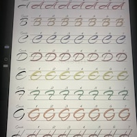 Modern Gothic Calligraphy Practice Sheets for Adult | Alphabet Tracing ...