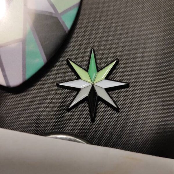 Aroace Starburst Pin - Etsy