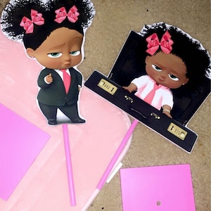 Bossy Girl Baby Boss African American Girl Boss Baby Party Decorations ...