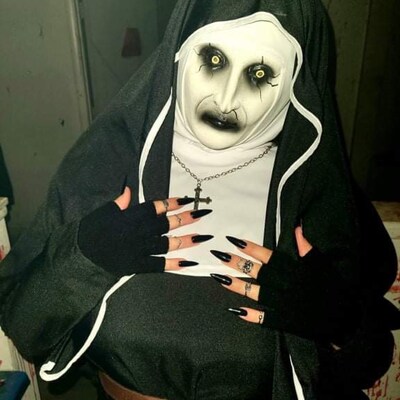 Demon Nun Mask inspired by Valak - Etsy