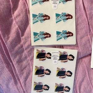 Half Body Stickers Face Custom Cutout Photo Stickers Personalized Name ...