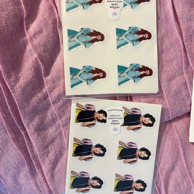 Half Body Stickers Face Custom Cutout Photo Stickers Personalized Name ...