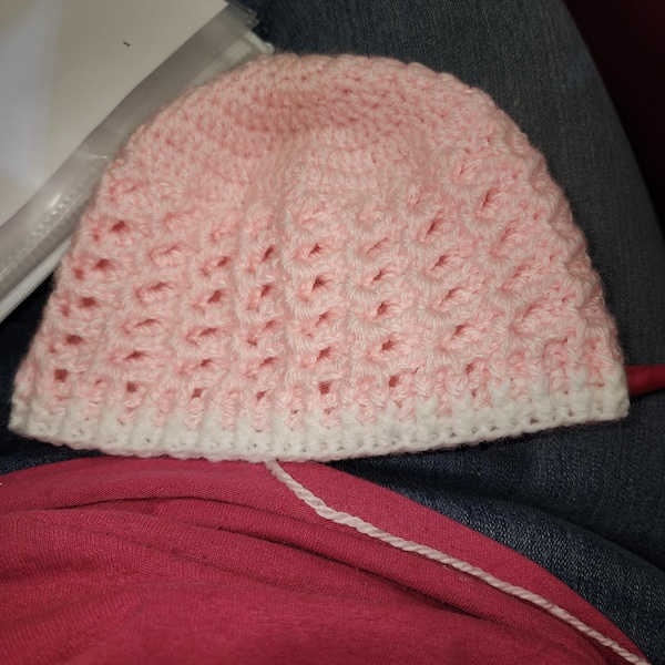 Digital PDF Crochet Pattern: Crystal Waves Crochet Baby Hat, Beanie or ...