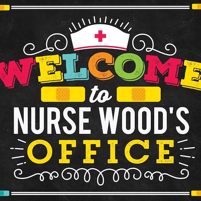 School Nurse Door Sign Printable Personalized Nurse Sign Nurse Door ...