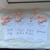 Reserved Seating Tags, Real Foil, Wedding Tags, Seating Plan, Ribbon ...