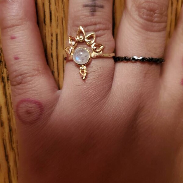 Gold MF DOOM Ring, Doom Mask Ring, Brass Boho Ring, Handmade Ring, Hip ...