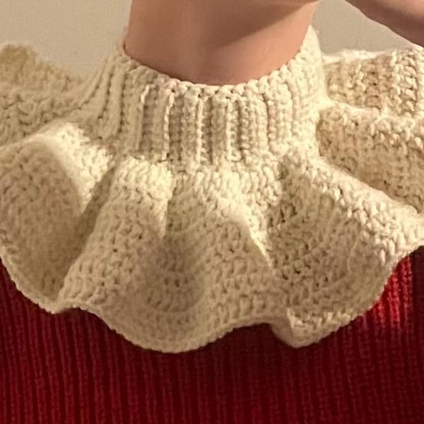 Clown Ruffle Collar Crochet PATTERN - Etsy