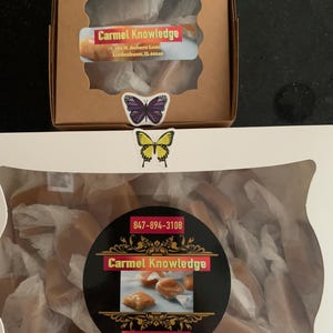 Carmel Knowledge Soft Buttery Gourmet Sea Salt Caramels With Walnuts ...