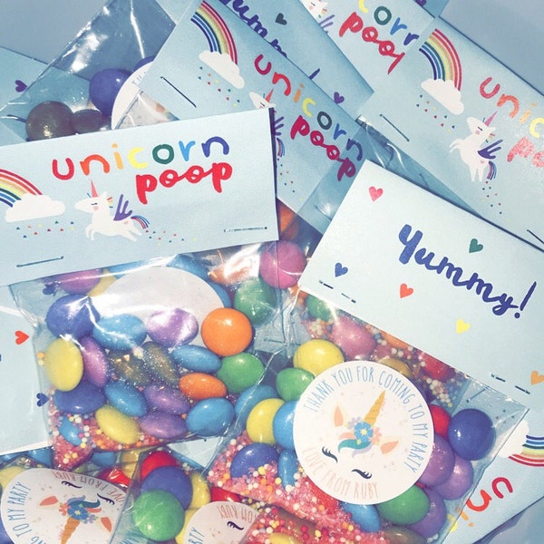 Editable Rainbow Unicorn Poop Rainbow Unicorn Printables Rainbow ...