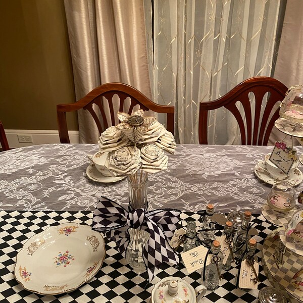 Singed/burned Edges Book Page Steampunk Flowers Choose 3, 6 or 12 ...