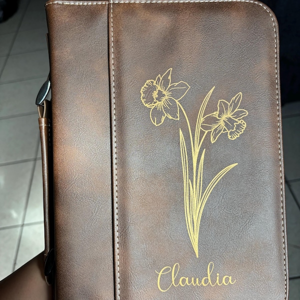 Personalized Leather Portfolio, Custom Padfolio Notebook, Business ...