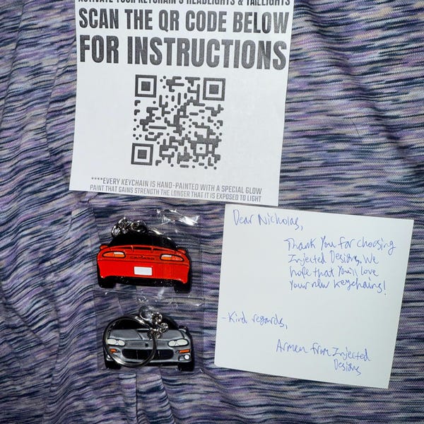 Pontiac Trans Am WS6 Keychain: Double-sided Firebird Key Ring - Etsy