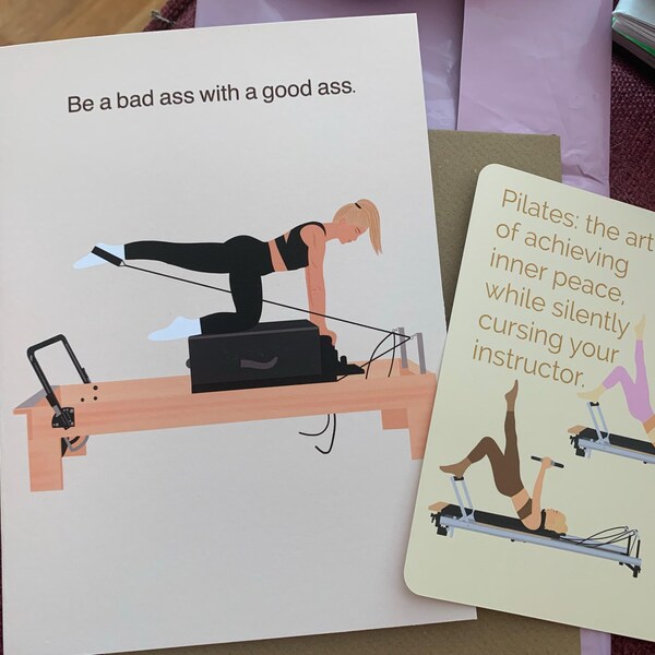 Pilates Affirmation Cards, Unique Affirmations, Pilates Lovers, Pilates ...