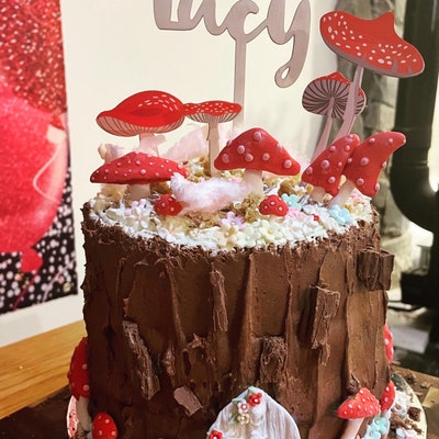 Edible Toadstools/cake Toppers. - Etsy