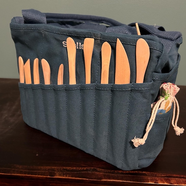 Graphite Soolla® Studio Bag, #1 Pottery Tool Bag & Art Supplies ...