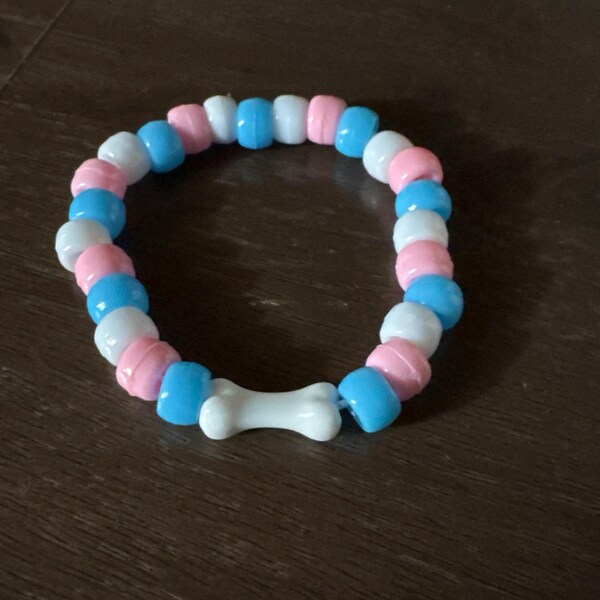 Trans Flag Kandi Star Belt Chain - Etsy